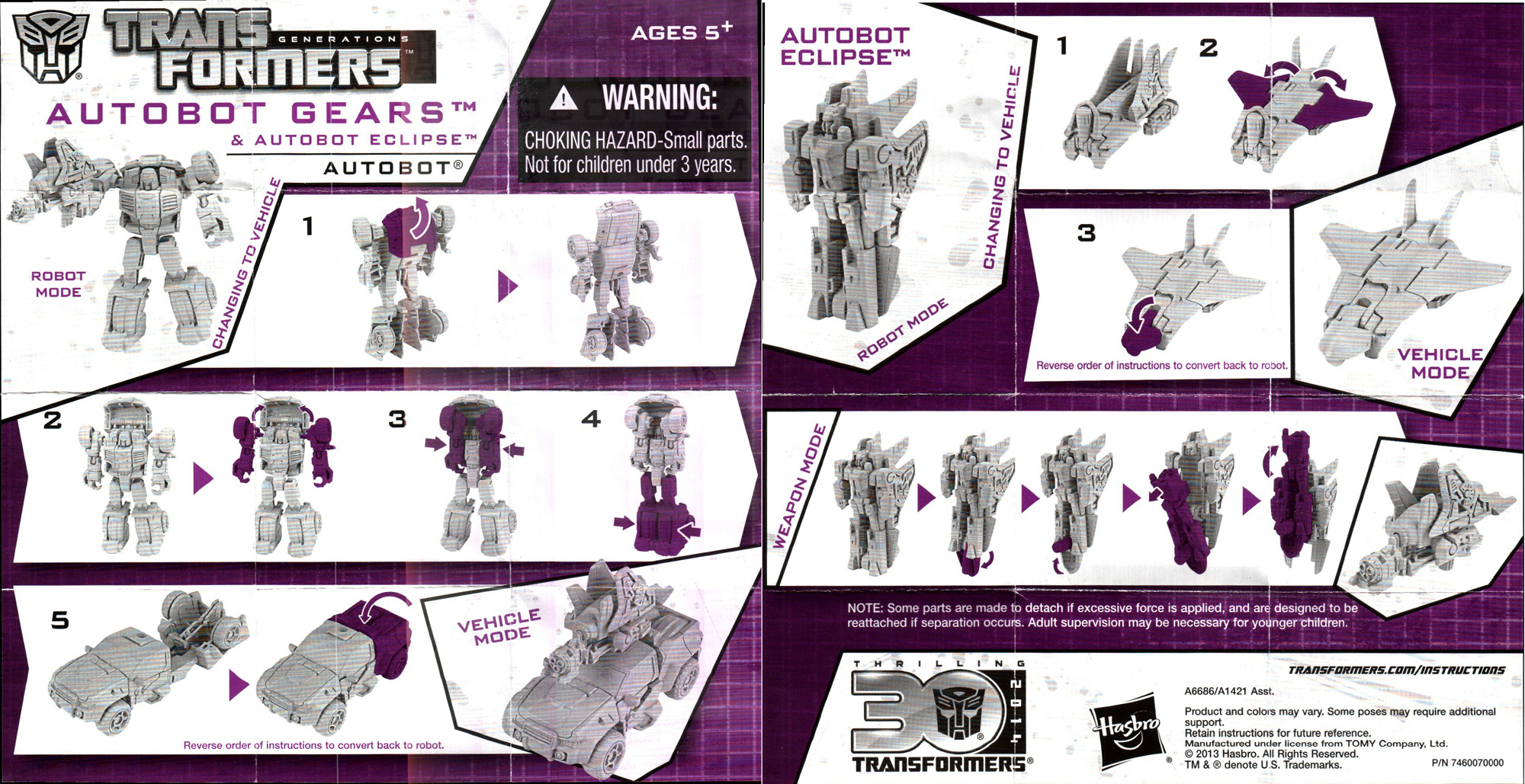 Legends Class Autobot Gears & Autobot Eclipse (Transformers, Generations, Autobot ...